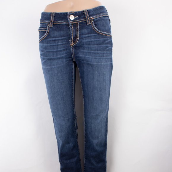 BKE | Jeans | Buckle Bke Addison Crop 26 X 28 Womens Denim Jeans Dark ...